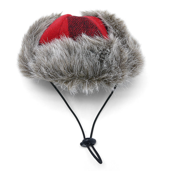 Trapper Dog Hat - Red Plaid – Furbabeez